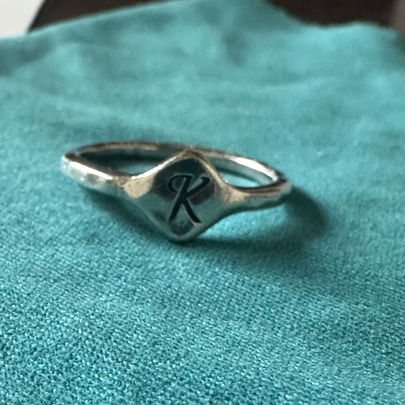 James Avery | Jewelry | James Avery Petite Signet Ring Initial K ...